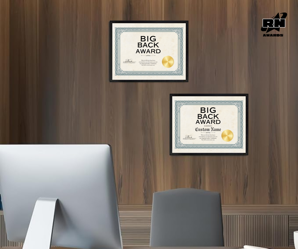 Big Back Award – RN Awards