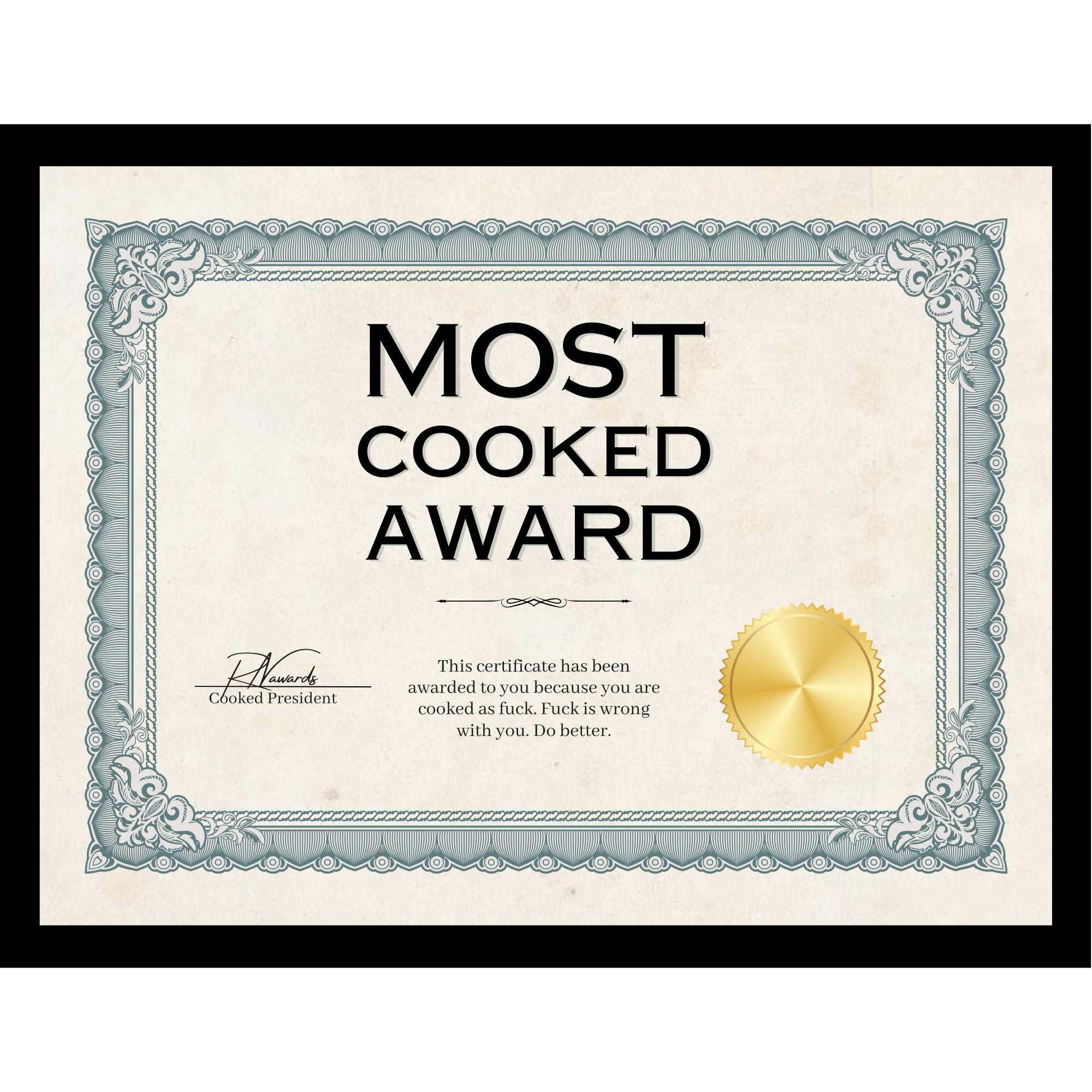 Most Cooked Award – RN Awards